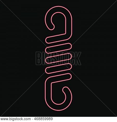 Neon Spring Metal Vector & Photo (Free Trial) | Bigstock