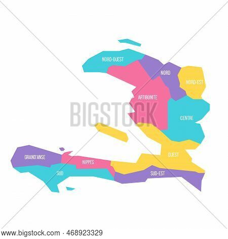 Haiti Political Map Vector & Photo (Free Trial) | Bigstock