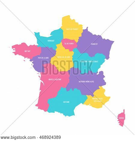 France Political Map Vector & Photo (Free Trial) | Bigstock