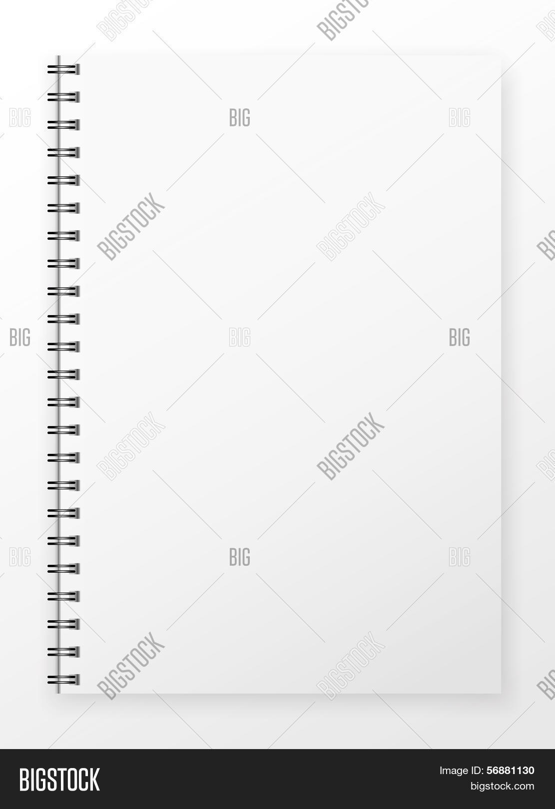 Blank Notepad Vector & Photo (Free Trial) | Bigstock