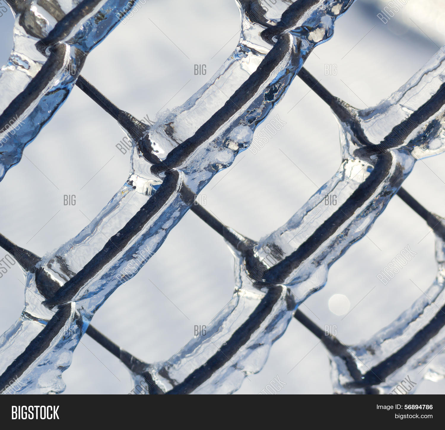 Ice Coated Chain Link Image & Photo (Free Trial) | Bigstock