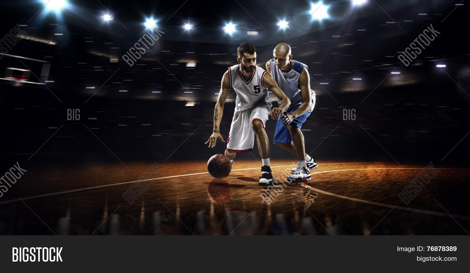 Two Basketball Players Image & Photo (Free Trial) | Bigstock