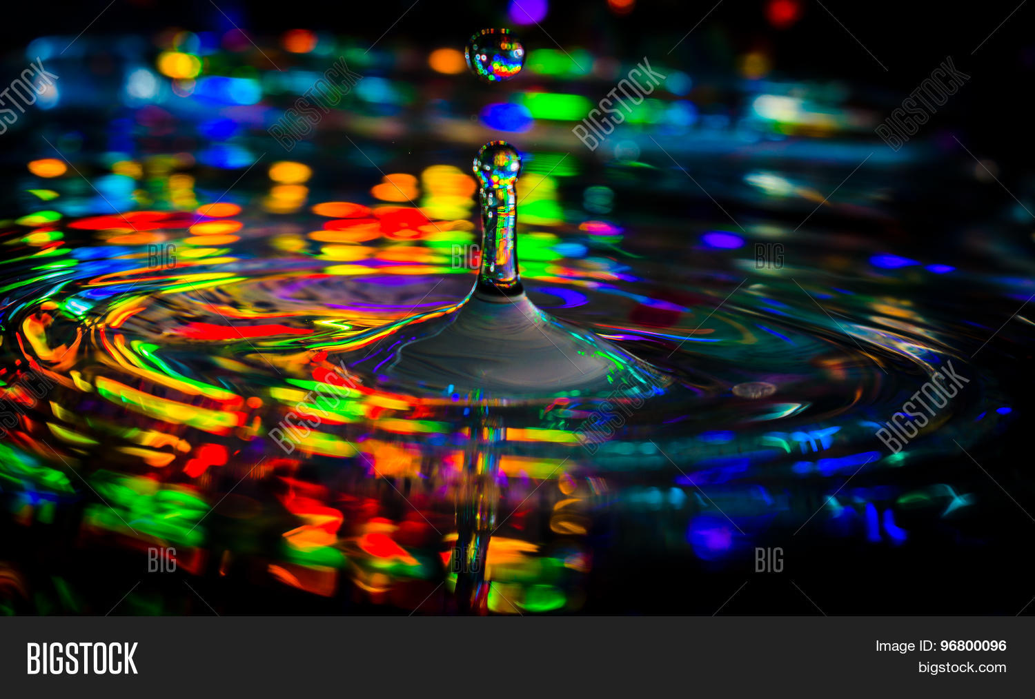 Psychedelic Water Drop Image & Photo (Free Trial) | Bigstock