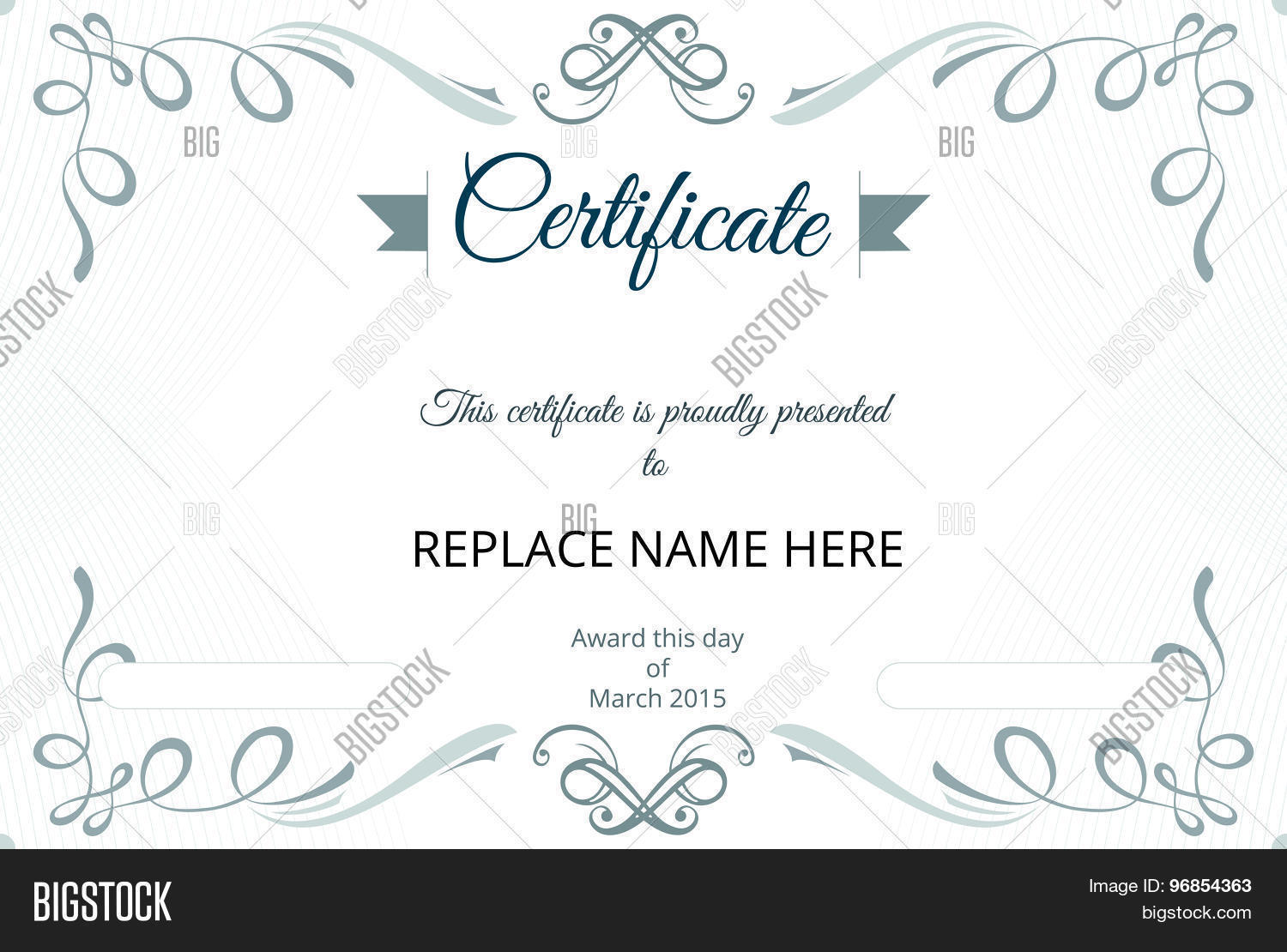 Certificate Border, Vector & Photo (Free Trial) | Bigstock
