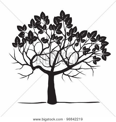 Black Tree. Vector Vector & Photo (Free Trial) | Bigstock