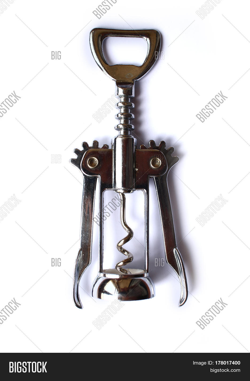 Simple Corkscrew Wine Image & Photo (Free Trial) | Bigstock