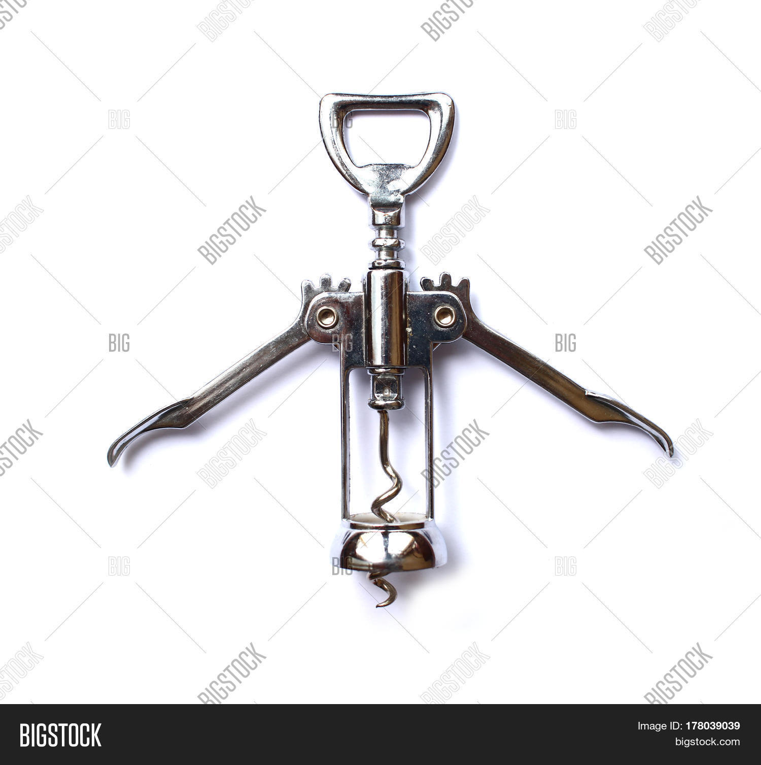 Simple Corkscrew Wine Image & Photo (Free Trial) | Bigstock