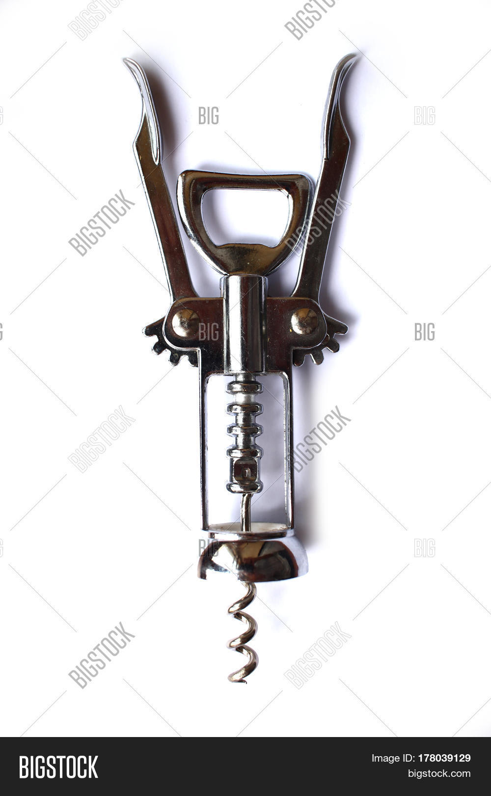 Simple Corkscrew Wine Image & Photo (Free Trial) | Bigstock
