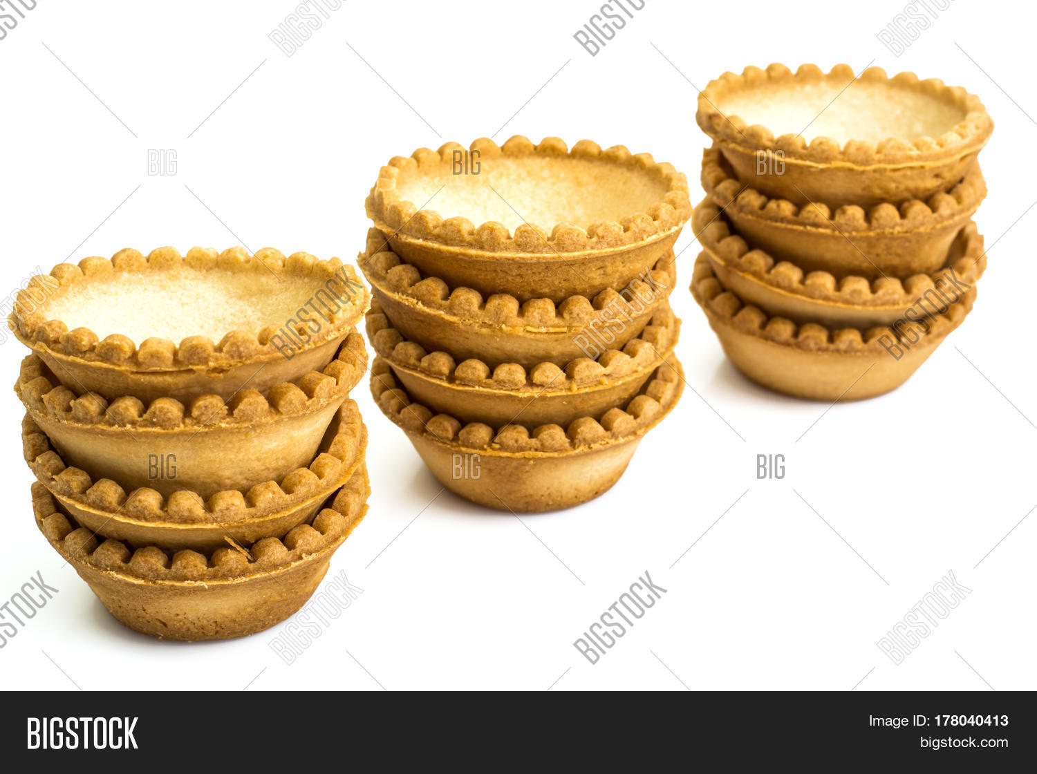 Tartlets Empty On Image & Photo (Free Trial) | Bigstock