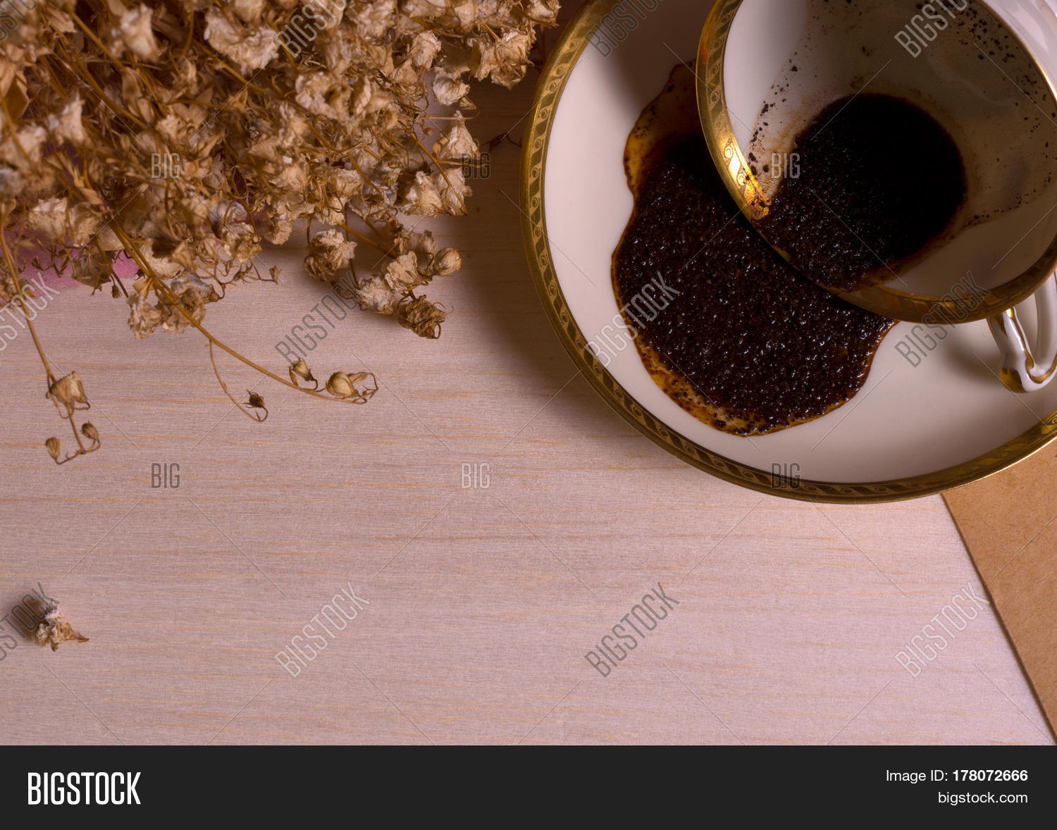 Tip Over Cup Coffee Image & Photo (Free Trial) | Bigstock