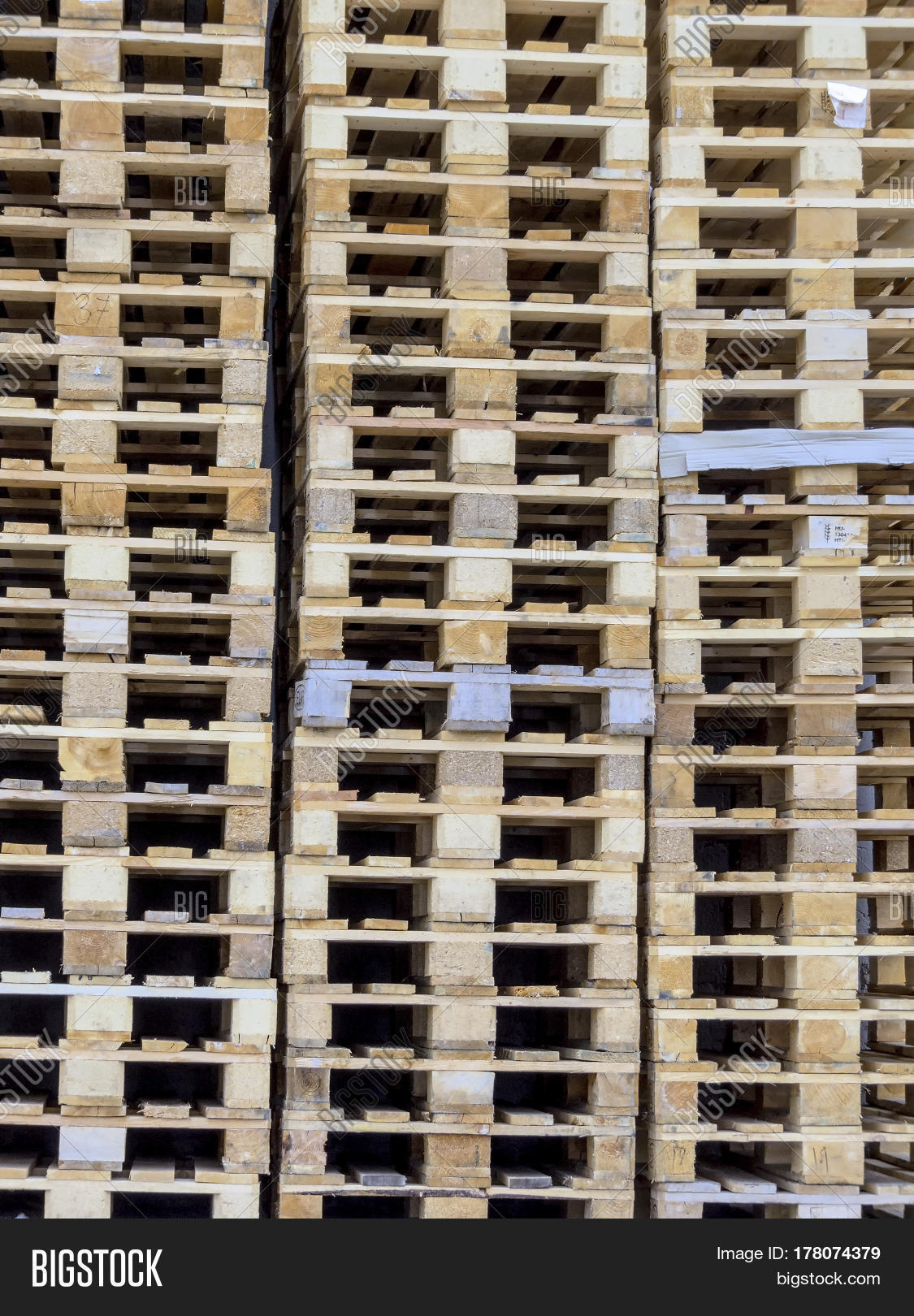 Stacked Pallets Image & Photo (Free Trial) | Bigstock