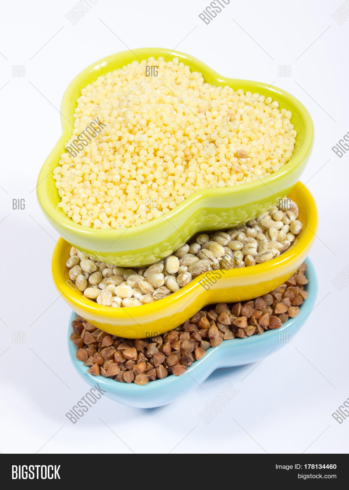 Different Types Groats Image & Photo (Free Trial) | Bigstock