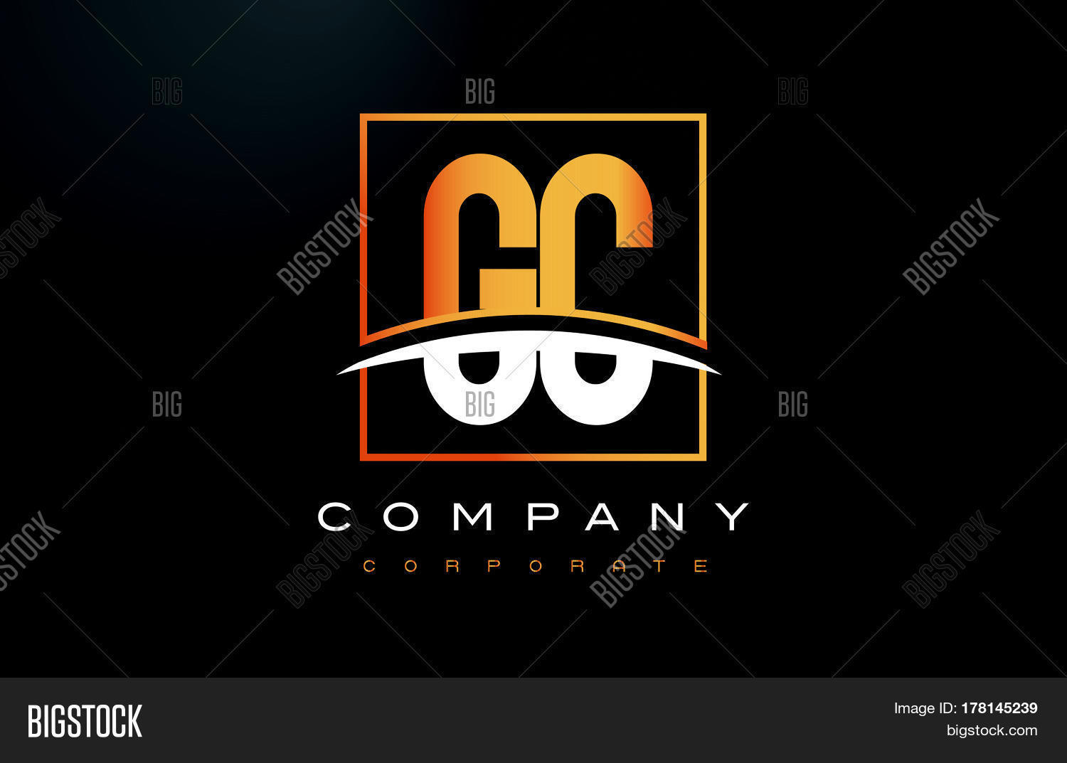 Gc G C Golden Letter Vector & Photo (Free Trial) | Bigstock