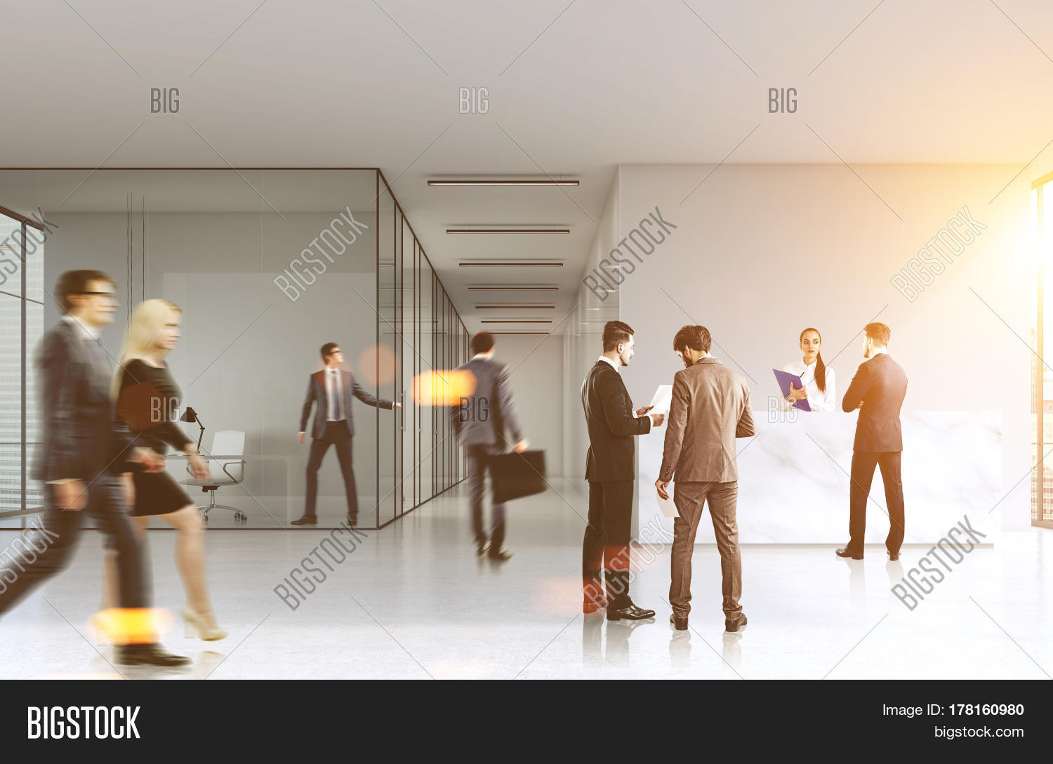 People Walking Office Image & Photo (Free Trial) | Bigstock
