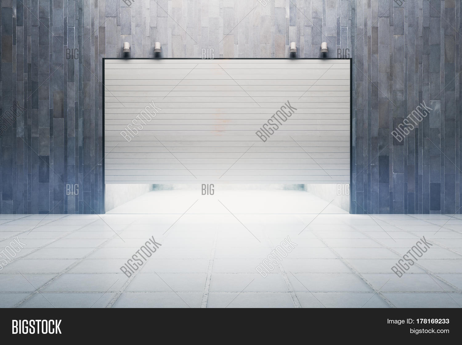 Bright Garage Closed Image & Photo (Free Trial) | Bigstock