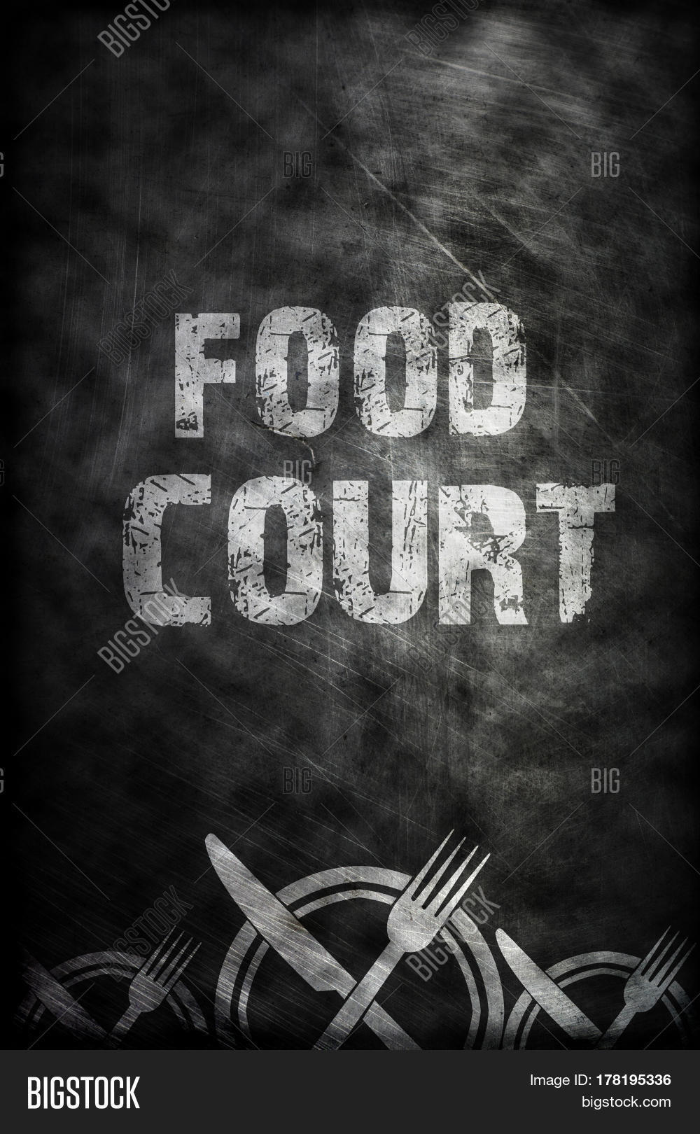 FOOD COURT Writing Image & Photo (Free Trial) | Bigstock