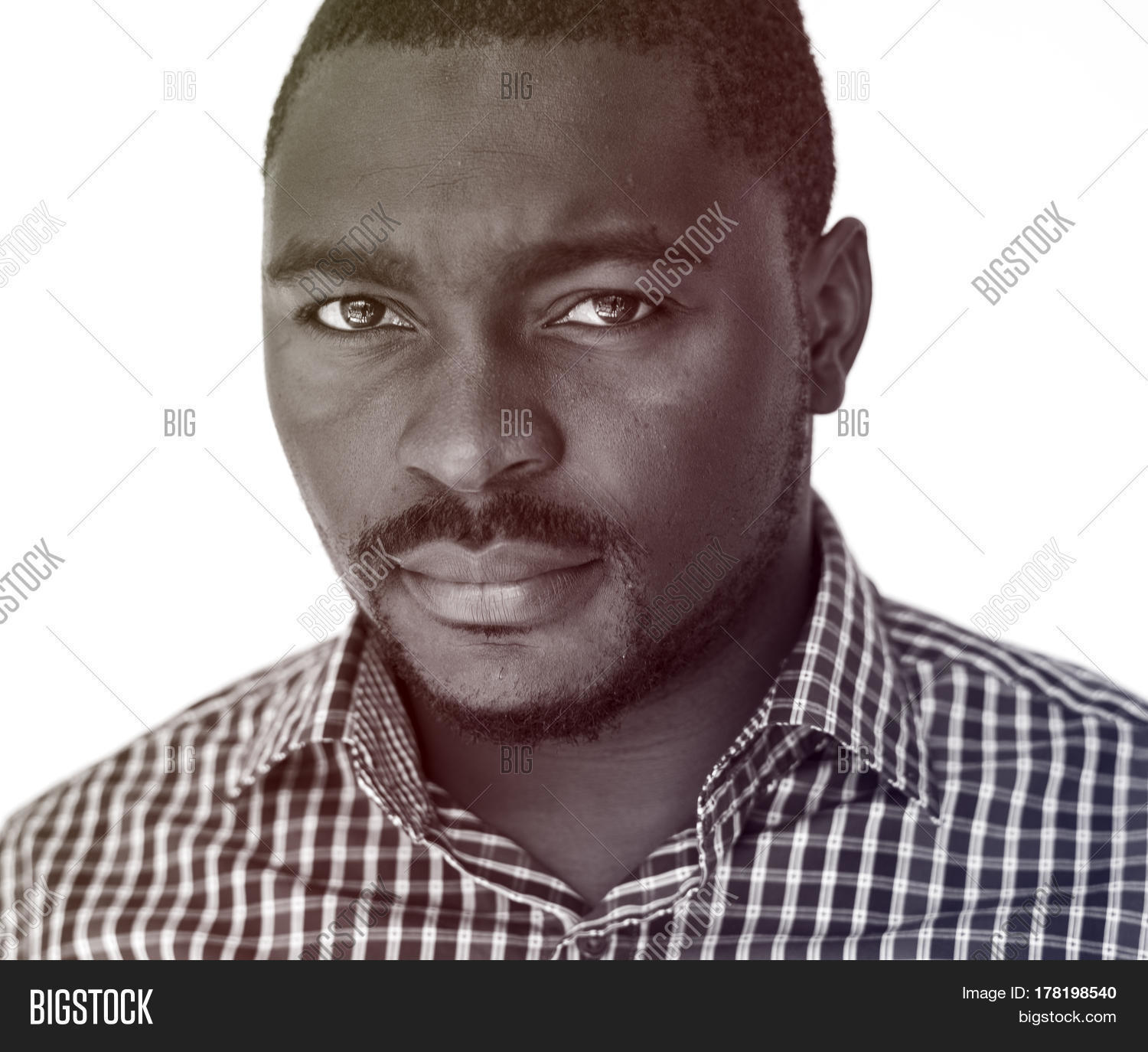 African Man Staring Image & Photo (Free Trial) | Bigstock