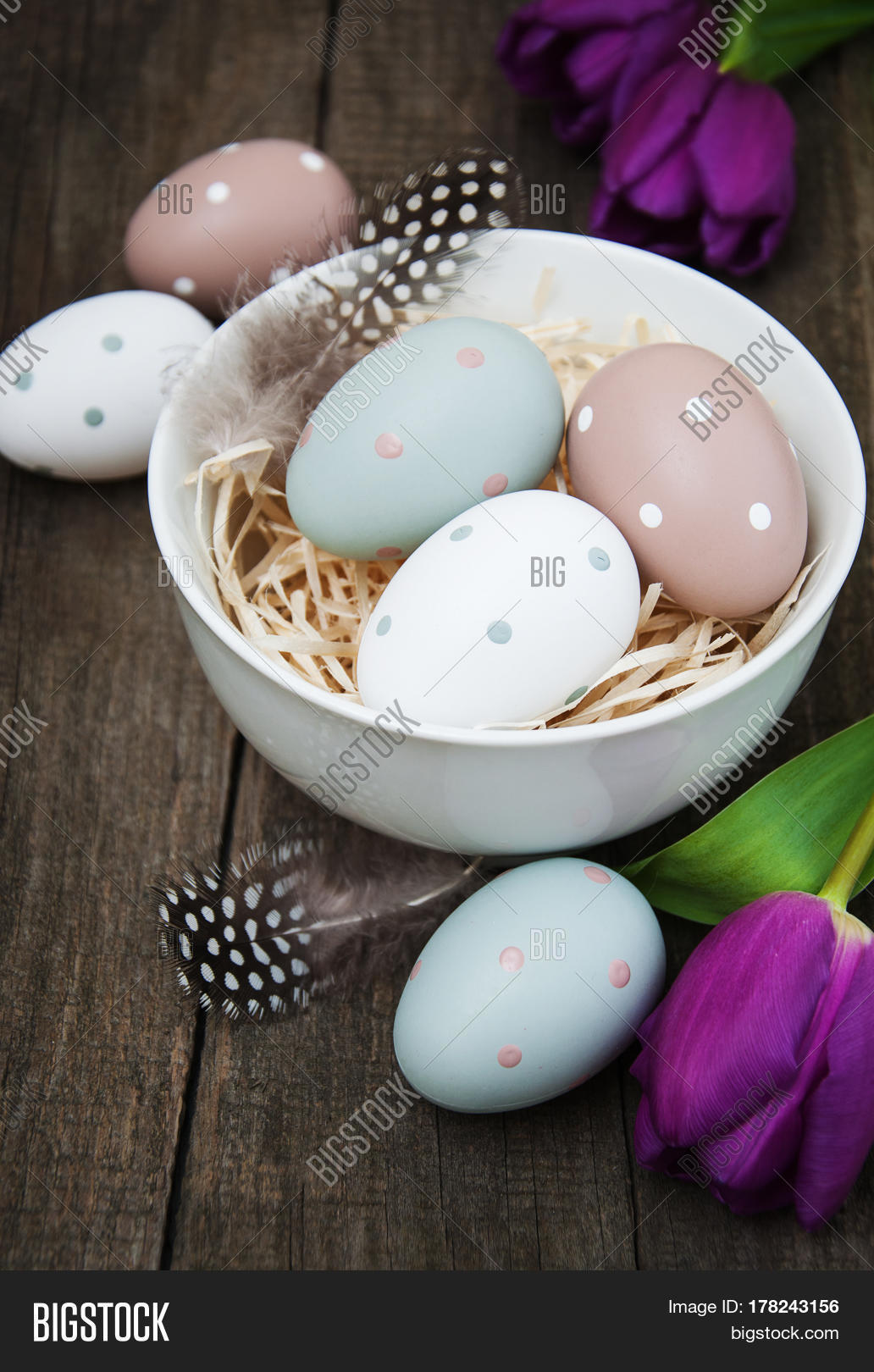 Easter Eggs Bowl Image & Photo (Free Trial) | Bigstock