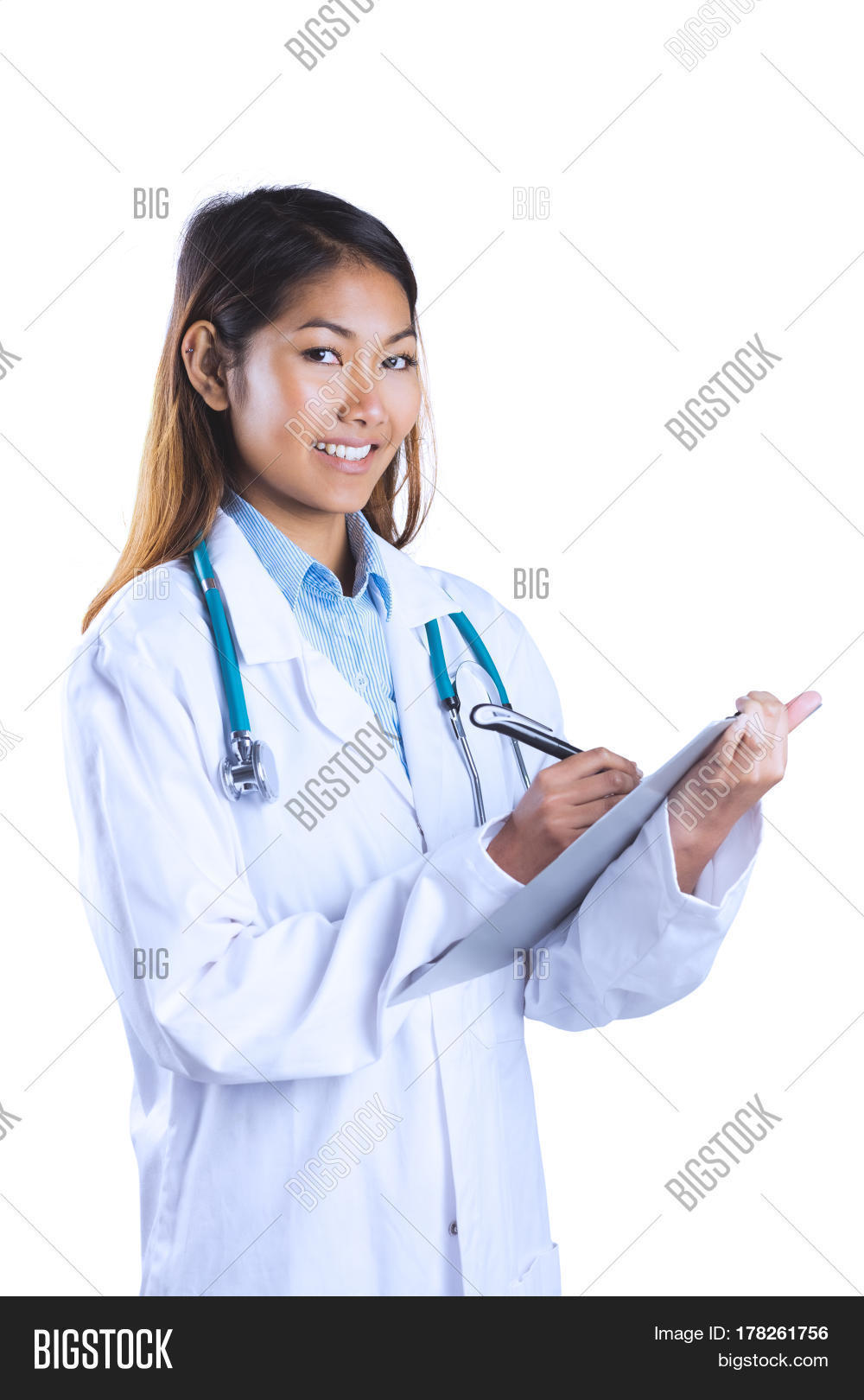 Asian Doctor Writing Image & Photo (Free Trial) | Bigstock