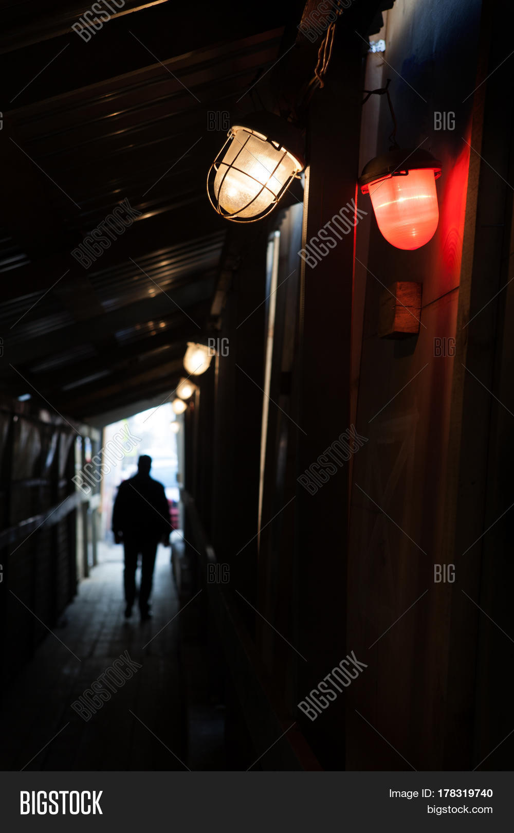 Man Walking Into Light Image & Photo (Free Trial) | Bigstock