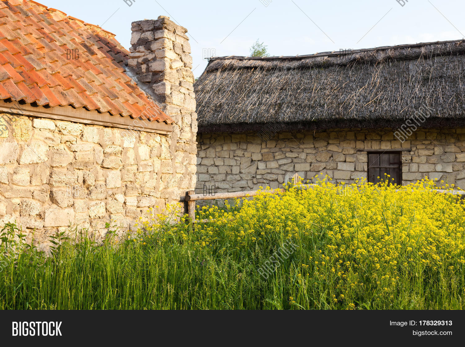 Old Sandstone Houses Image & Photo (Free Trial) | Bigstock