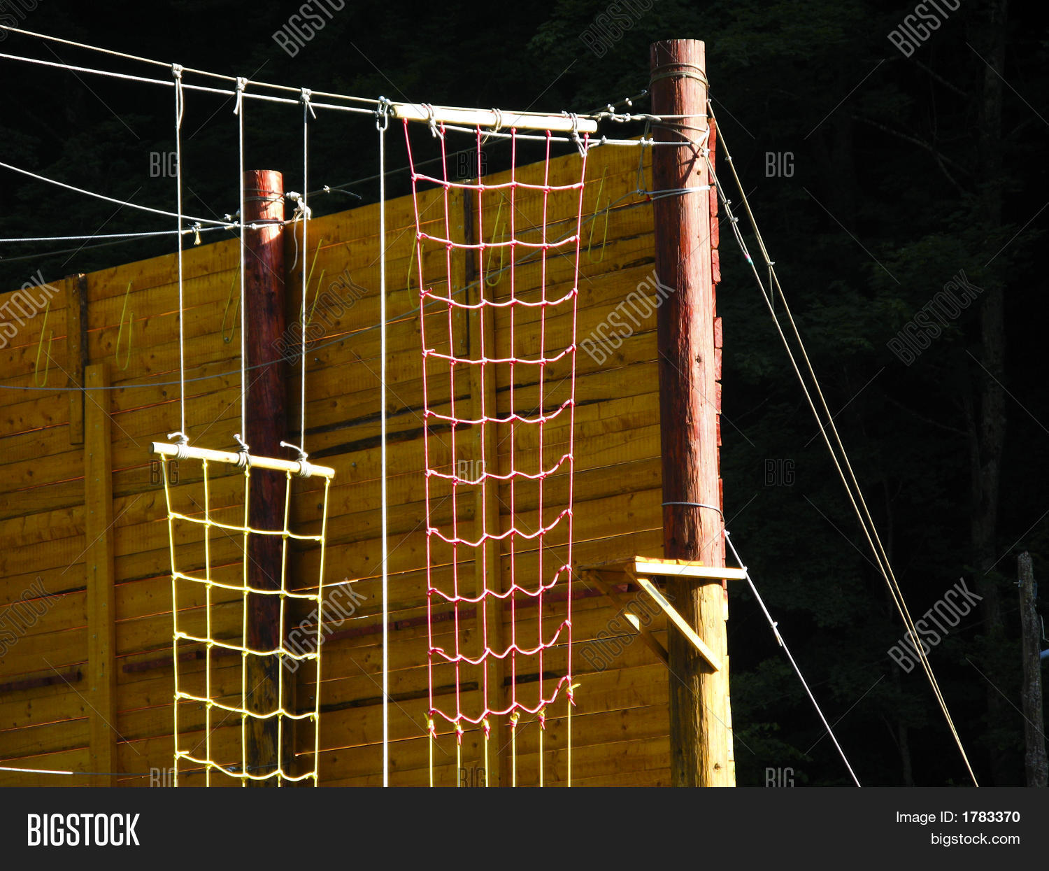 Climbing Wall Ropes Image & Photo (Free Trial) | Bigstock