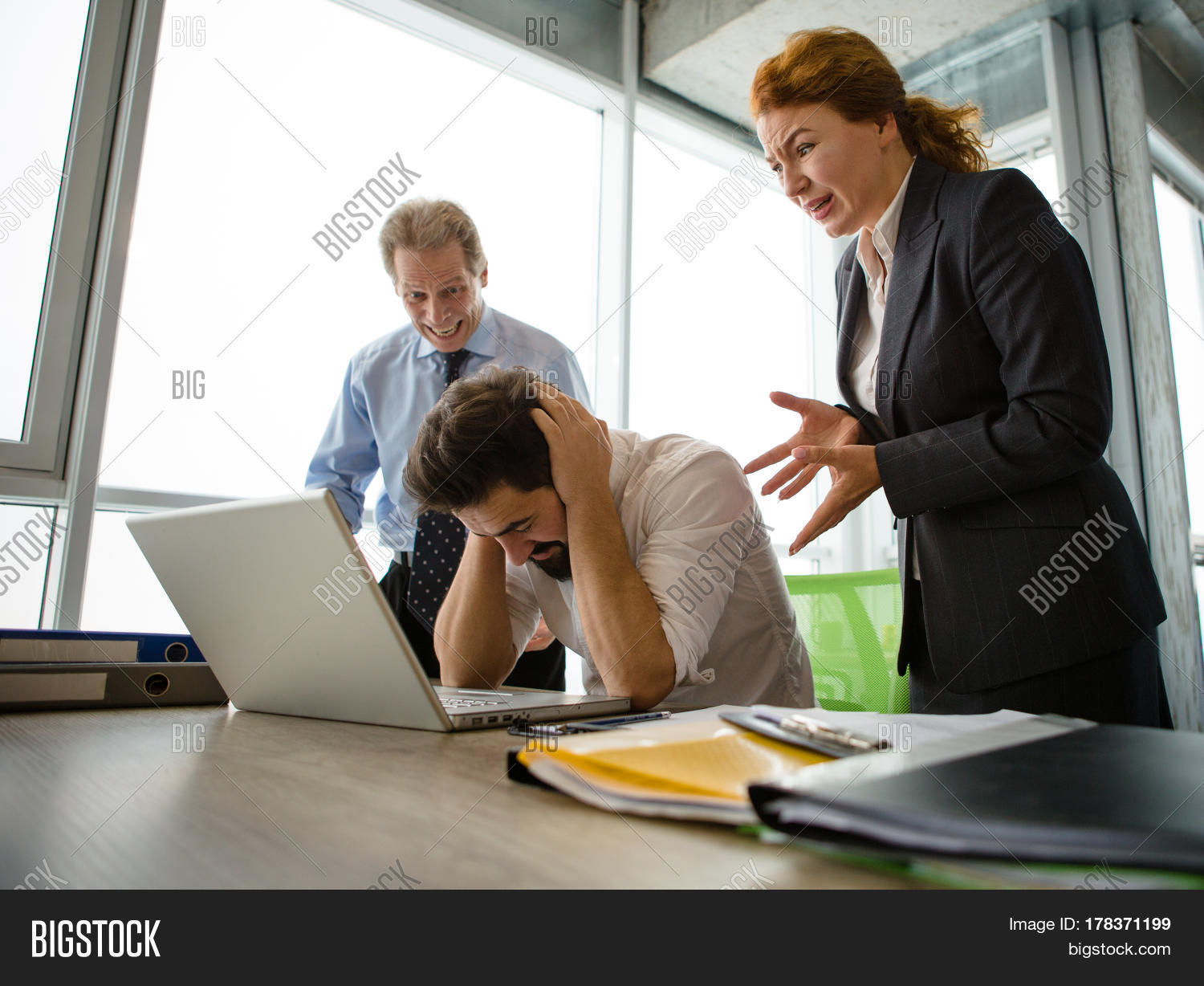 Mobbing, Stress, Work Image & Photo (Free Trial) | Bigstock