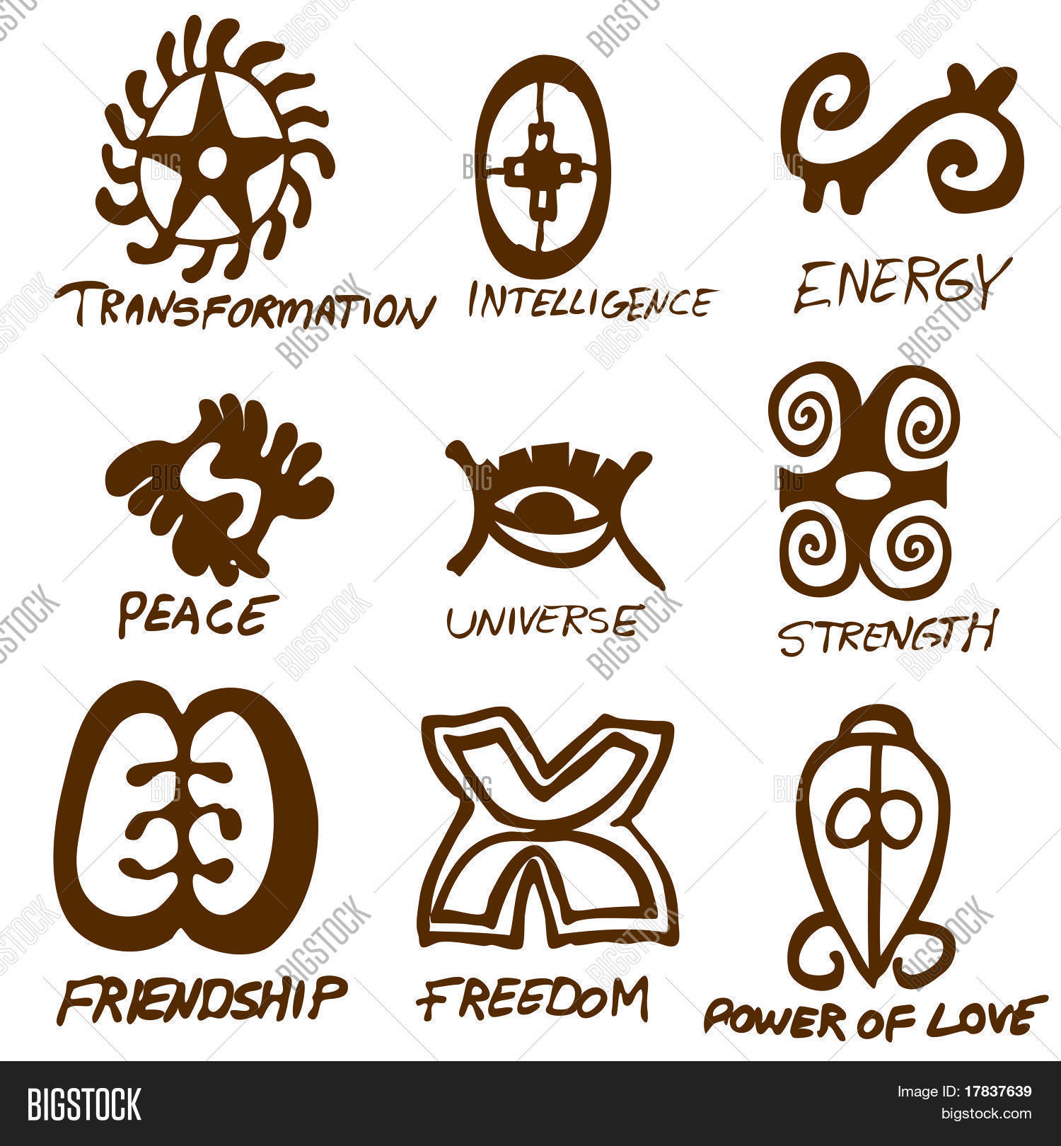 Image Adinkra Symbols Image & Photo (Free Trial) | Bigstock