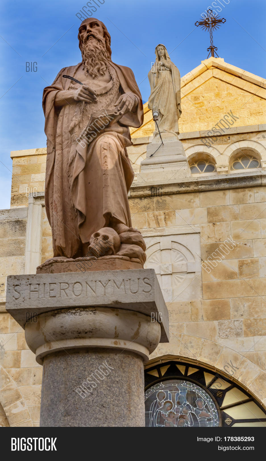 Saint Jerome Statue Image & Photo (Free Trial) | Bigstock