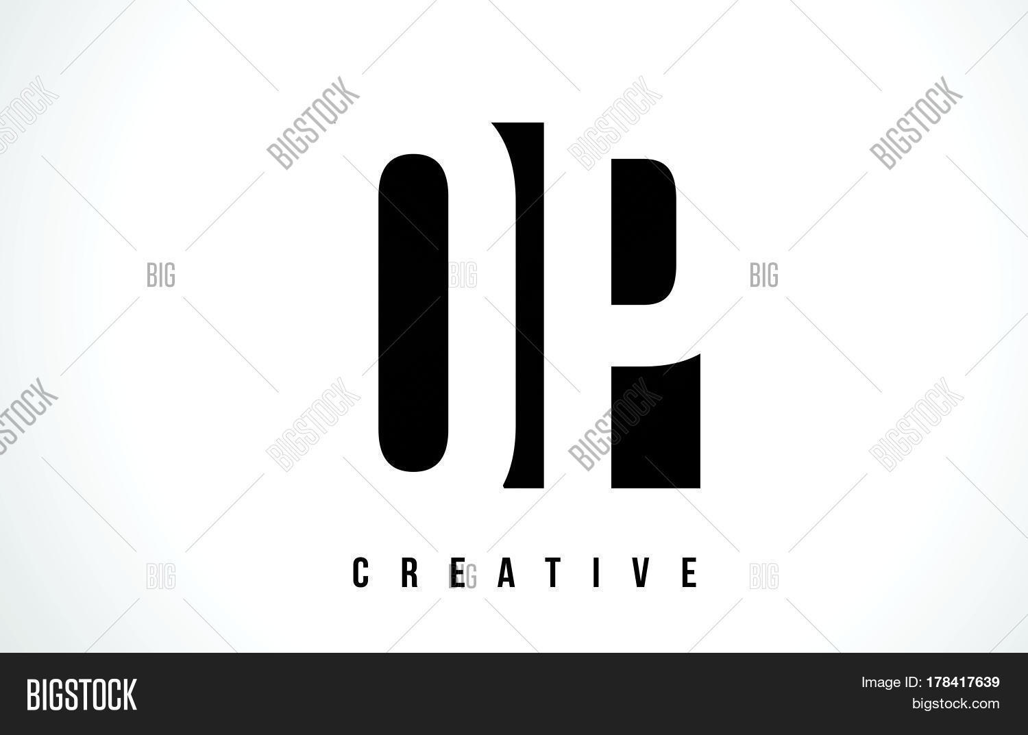 Qp Q P White Letter Vector & Photo (Free Trial) | Bigstock