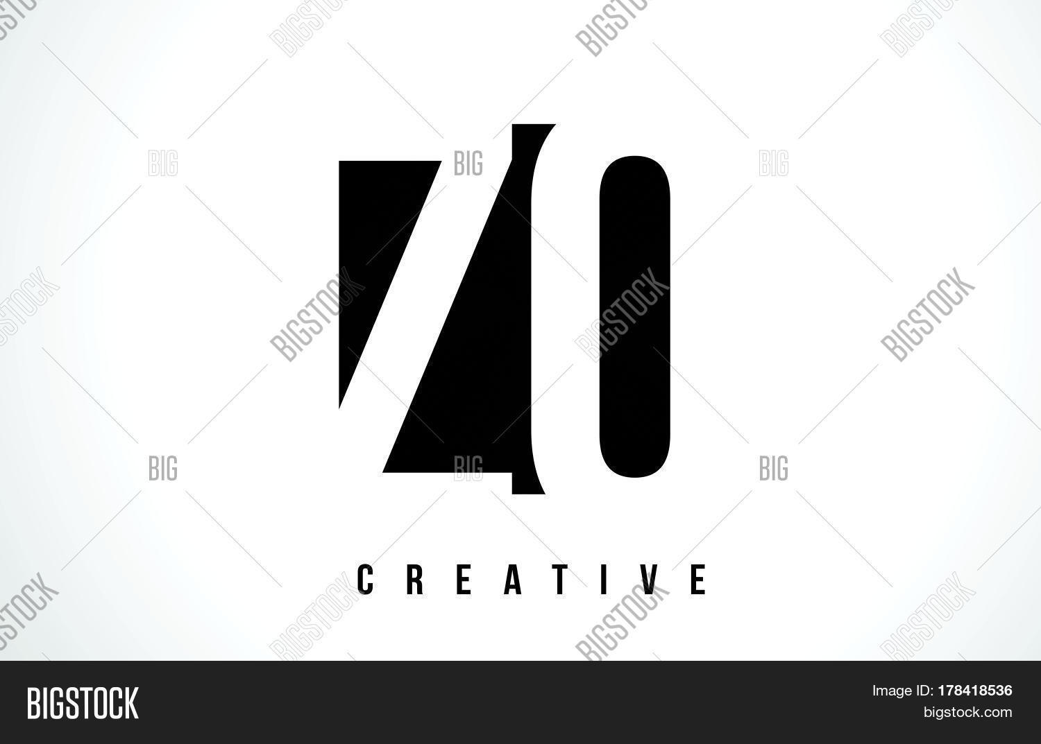 Zq Z Q White Letter Vector & Photo (Free Trial) | Bigstock