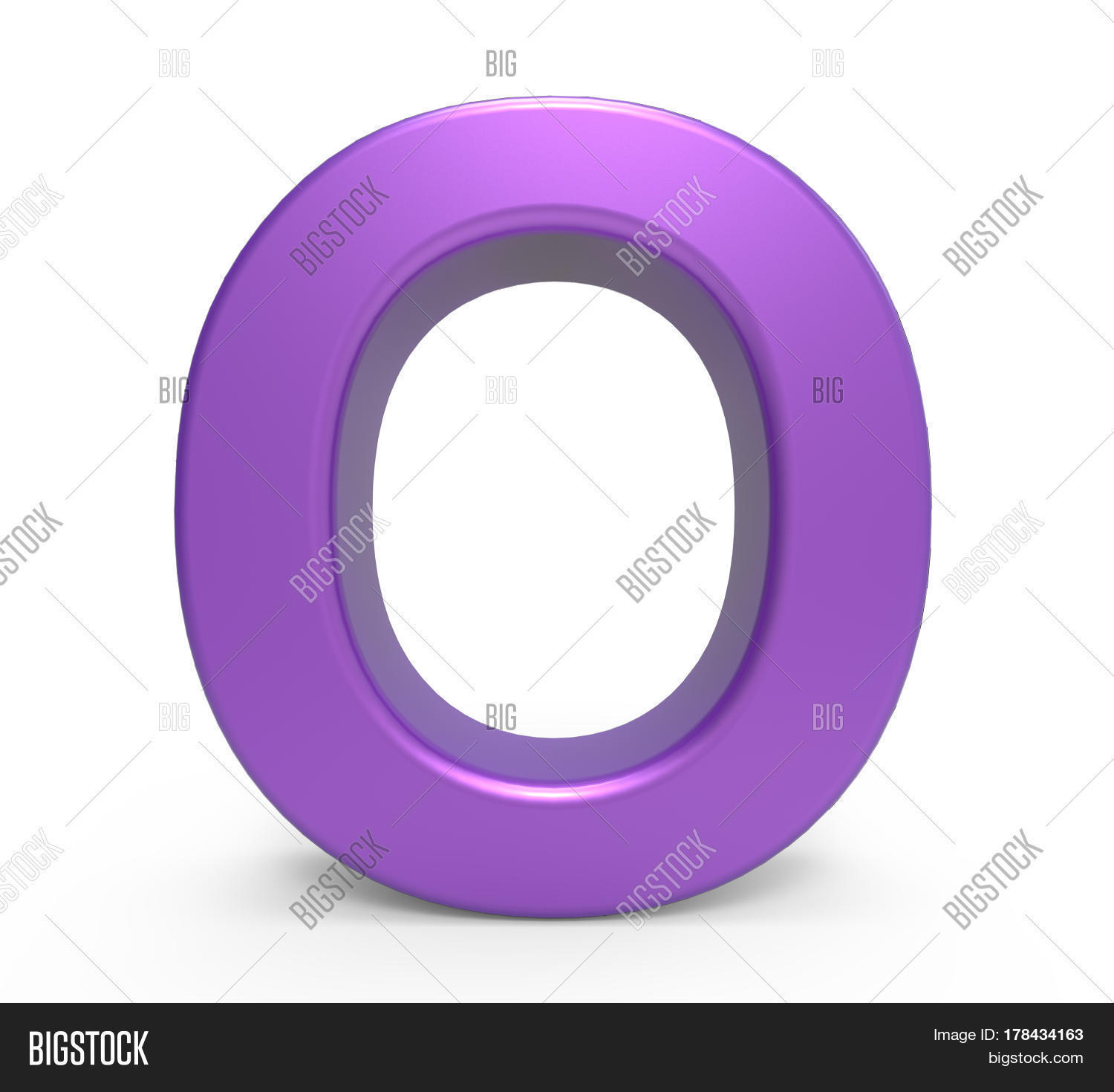 3D Purple Letter O Image & Photo (Free Trial) | Bigstock