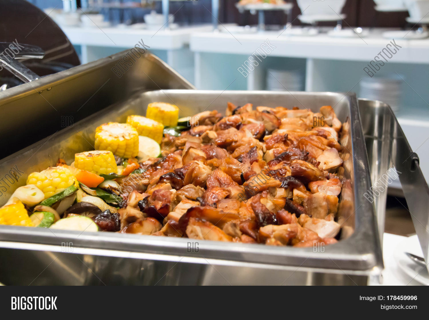 Banquet Table Chafing Image & Photo (Free Trial) | Bigstock