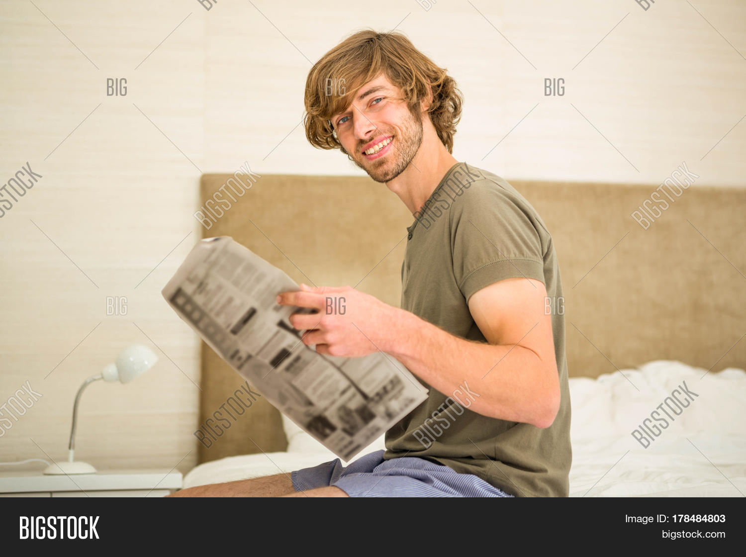 Handsome Man Reading Image & Photo (Free Trial) | Bigstock