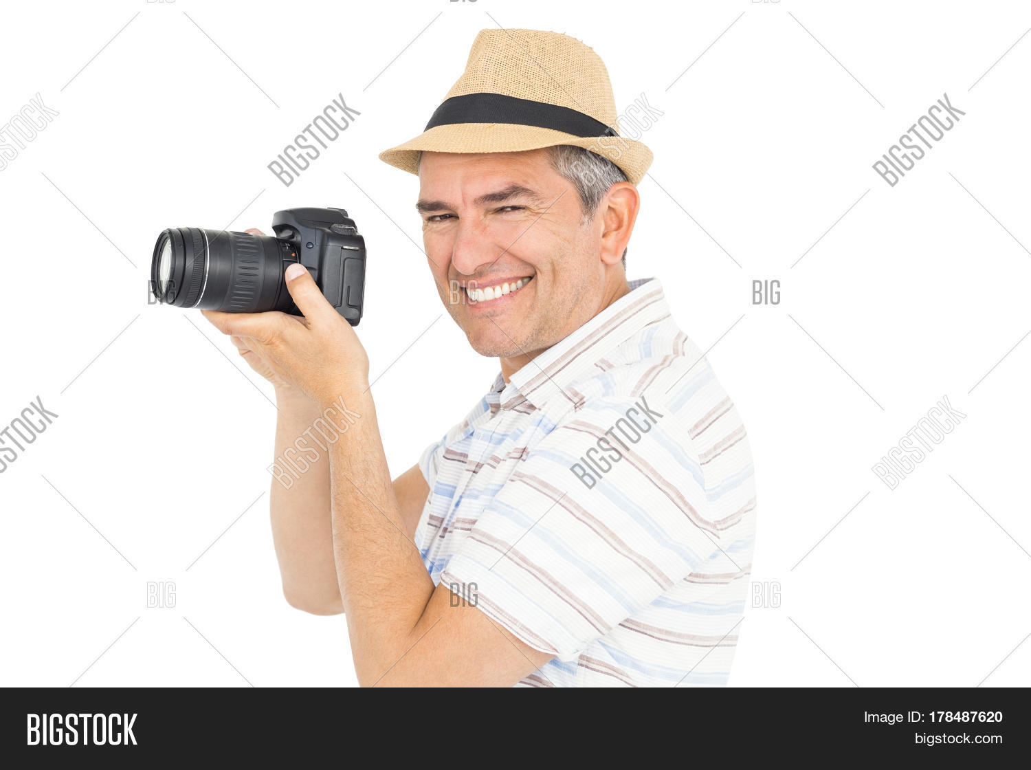 Handsome Man Taking Image & Photo (Free Trial) | Bigstock