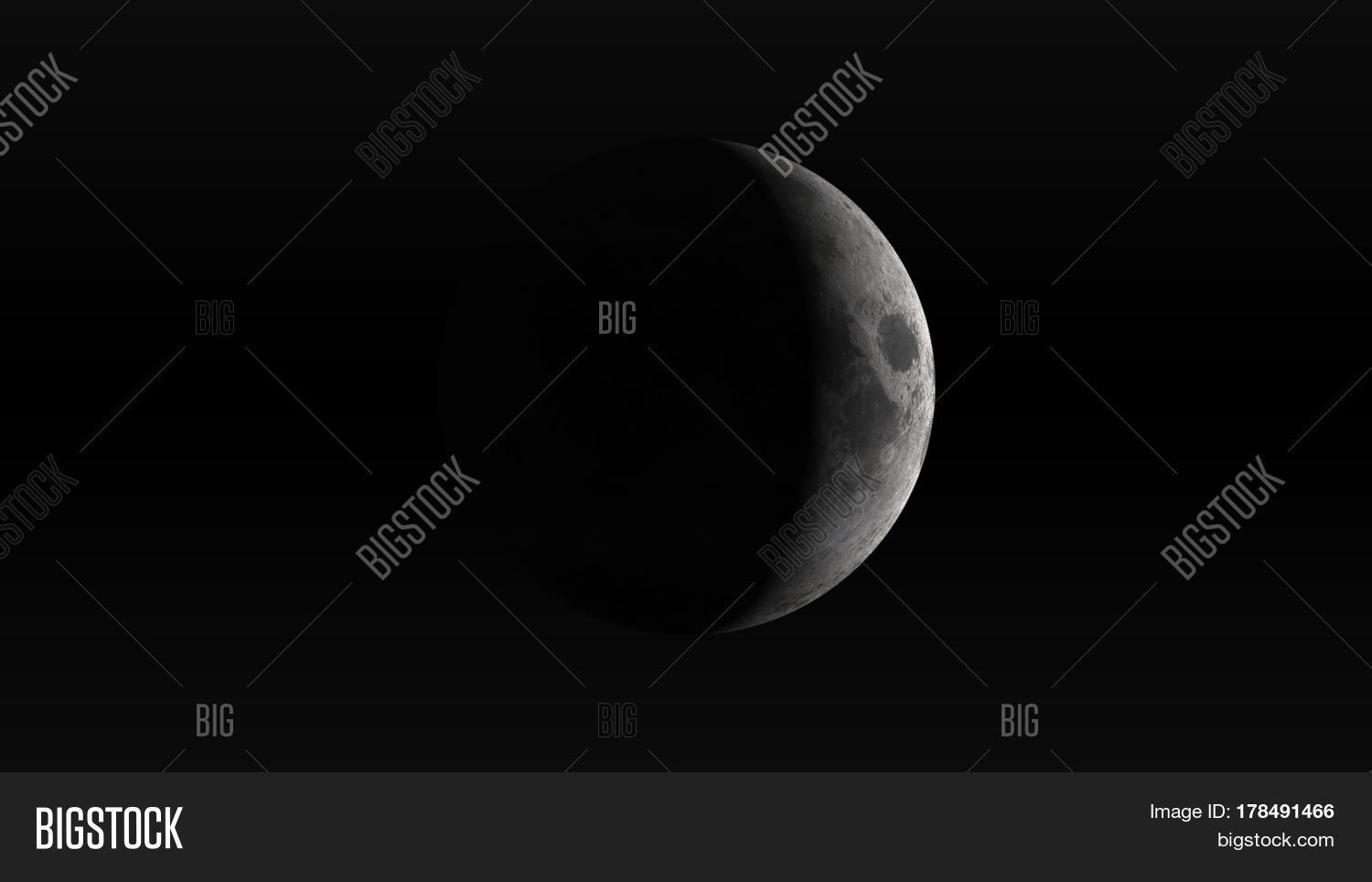 Moon Waxing Crescent Image & Photo (Free Trial) | Bigstock