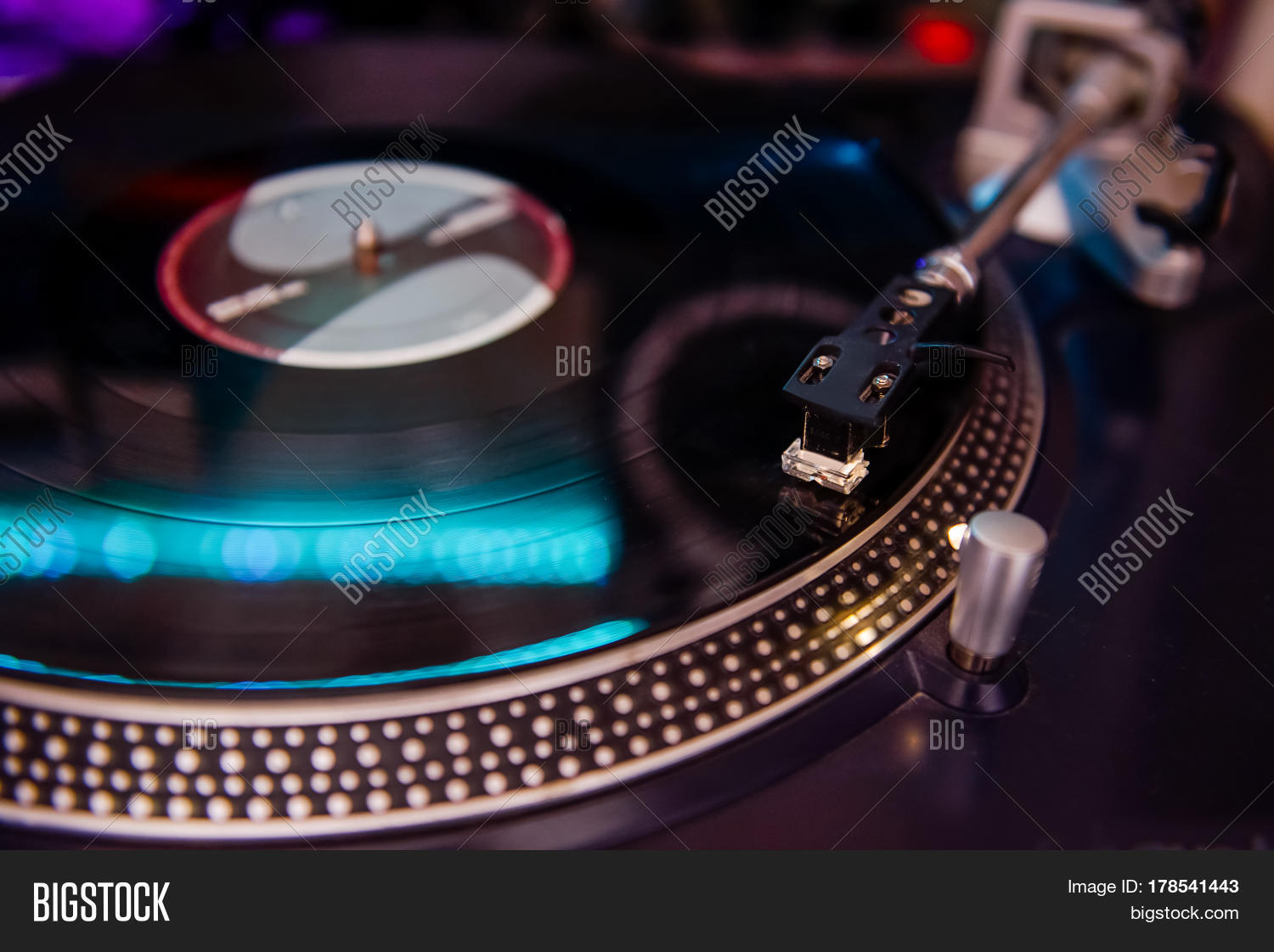 Turntable Playing Image & Photo (Free Trial) | Bigstock