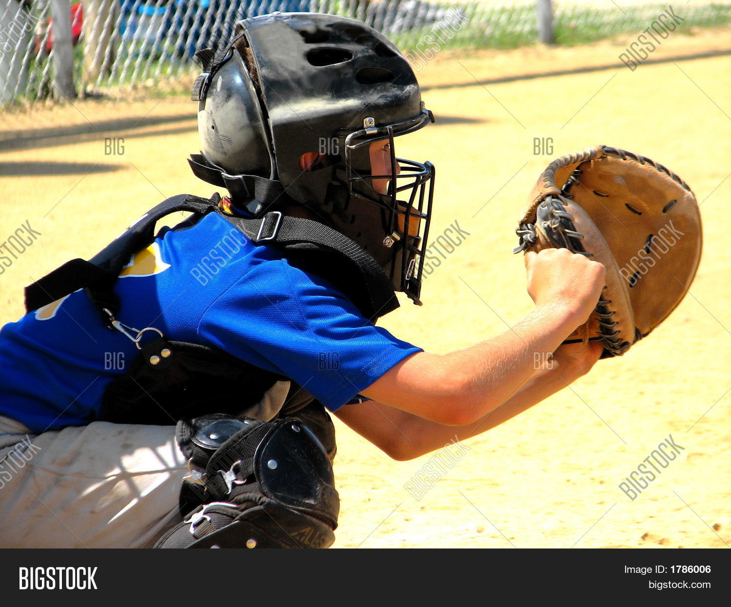 Little League Catcher Image & Photo (Free Trial) | Bigstock