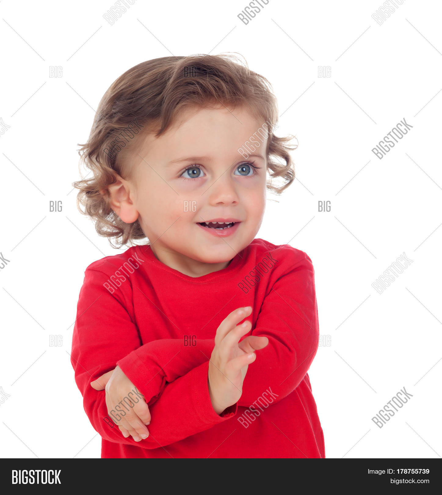 Shy Baby Two Years Image & Photo (Free Trial) | Bigstock