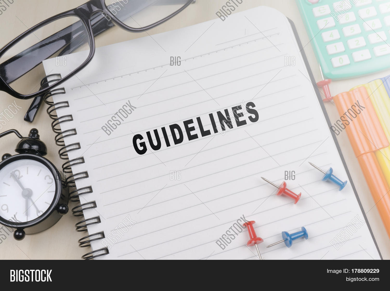 GUIDELINES Words On Image & Photo (Free Trial) | Bigstock
