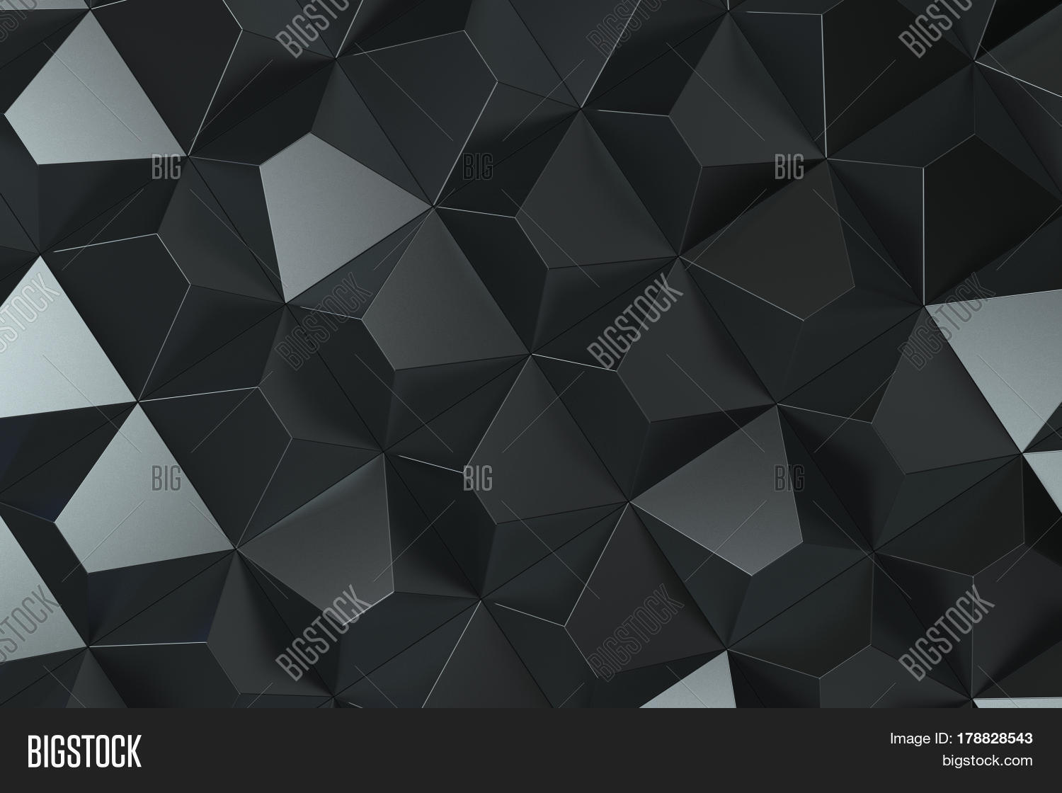 Pattern Black Pyramid Image & Photo (Free Trial) | Bigstock