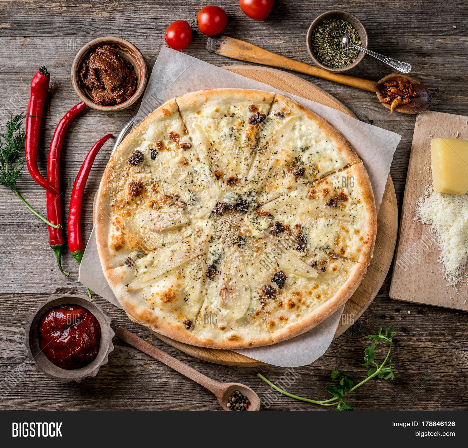 Delicious Pizza Cheese Image & Photo (Free Trial) | Bigstock