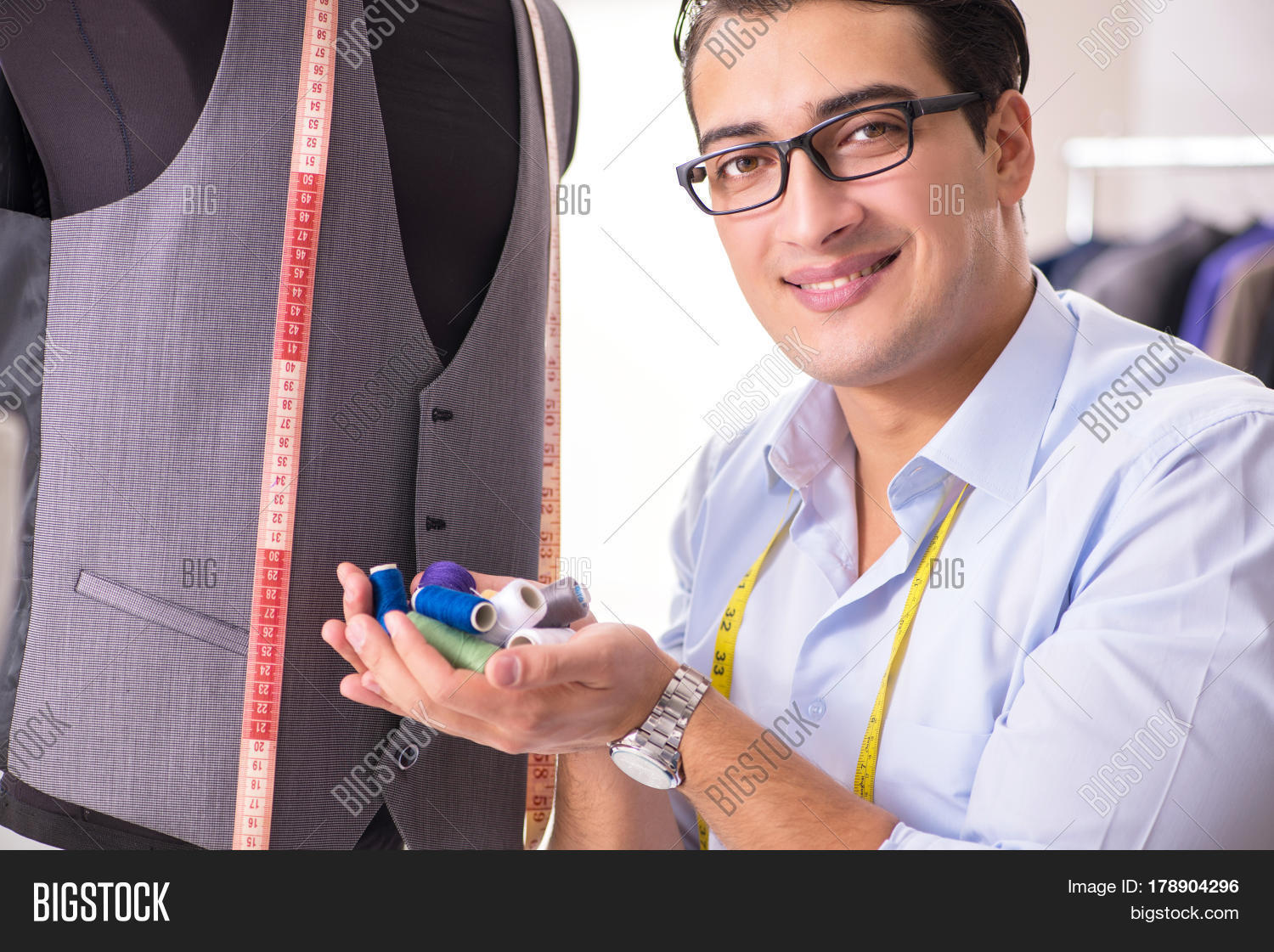 Young Man Tailor Image & Photo (Free Trial) | Bigstock