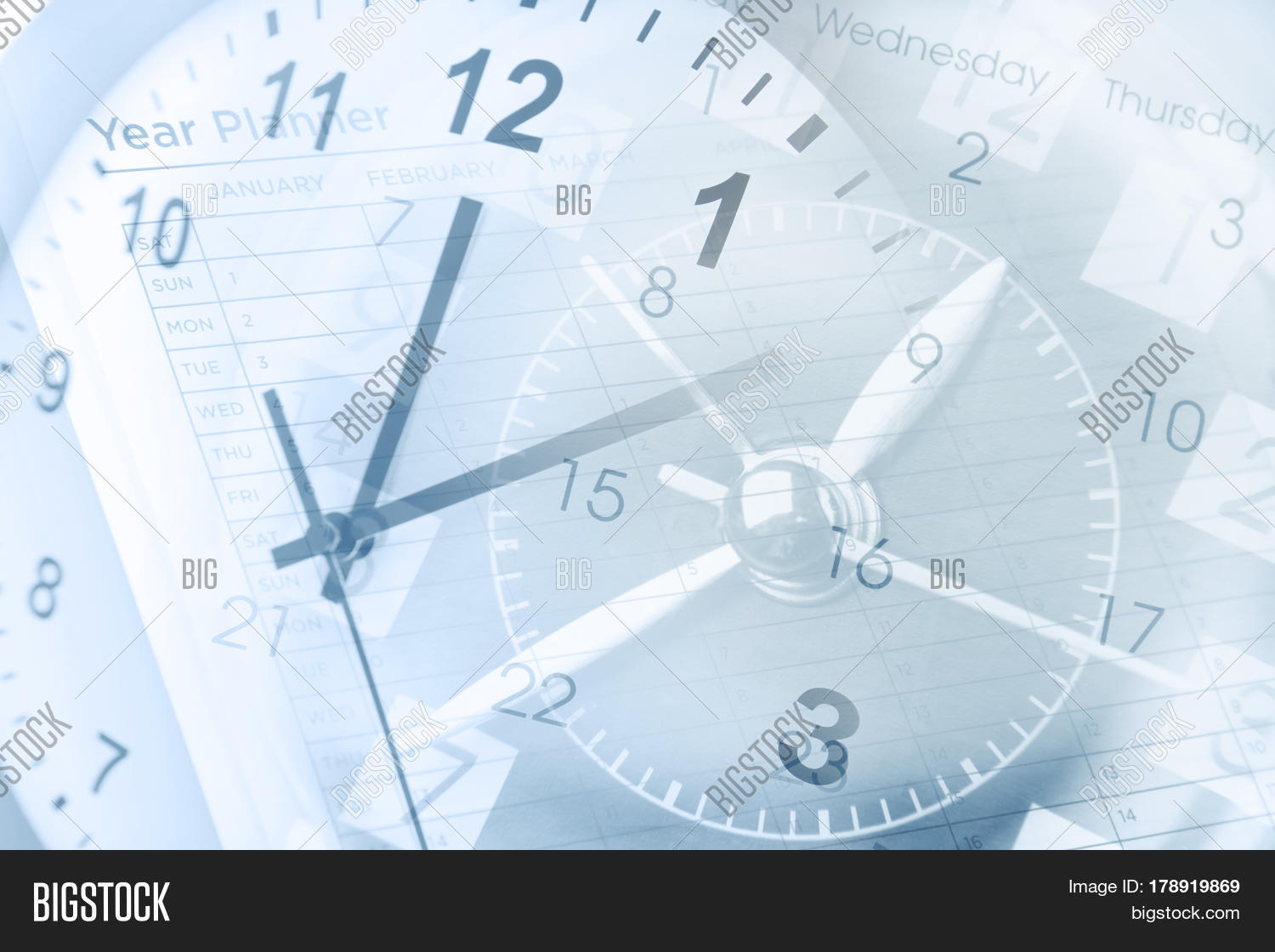Clocks, Year Planner Image & Photo (Free Trial) | Bigstock