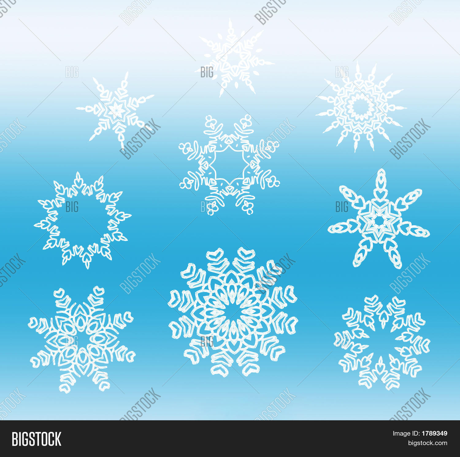 White Star Snowflakes Image & Photo (Free Trial) | Bigstock