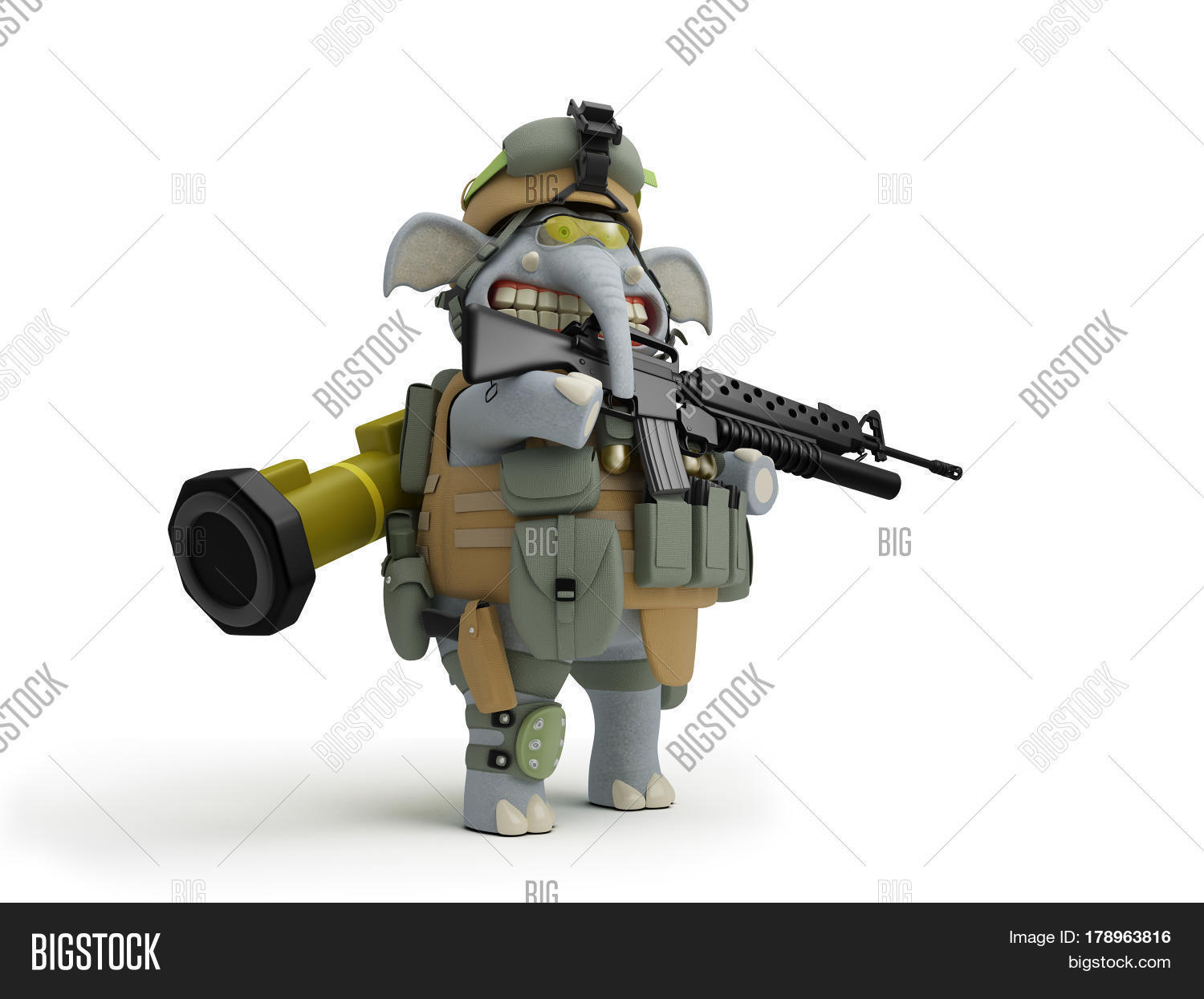 Cartoon Elephant Image & Photo (Free Trial) | Bigstock