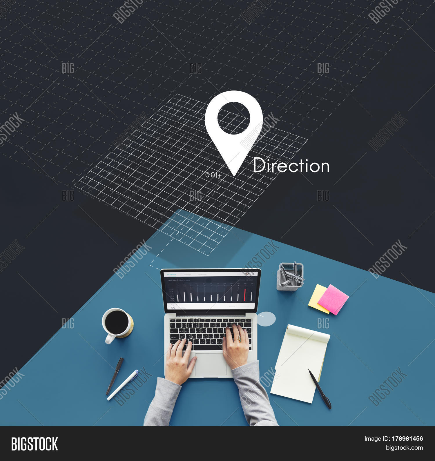 GPS Location Map Image & Photo (Free Trial) | Bigstock
