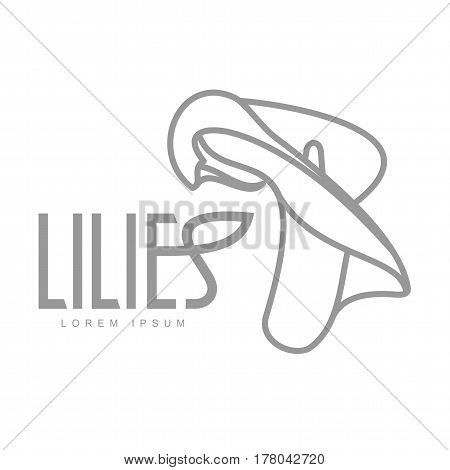 Elegant Lilies Logo Vector & Photo (Free Trial) | Bigstock