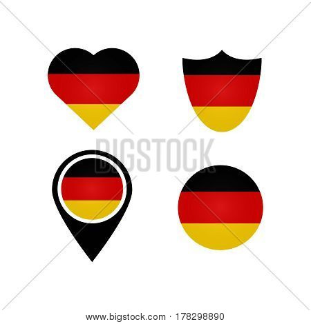 German Flag Symbols Vector & Photo (Free Trial) | Bigstock