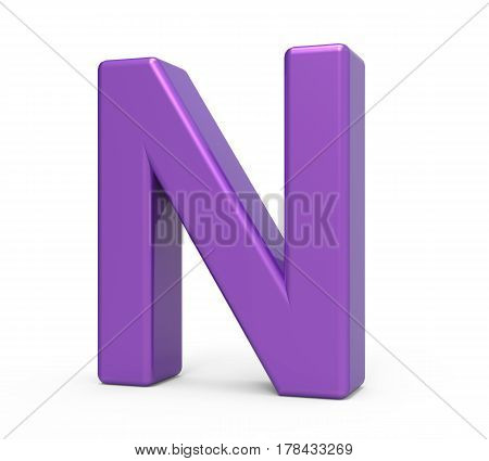3D Purple Letter N Image & Photo (Free Trial) | Bigstock